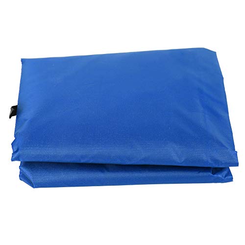 Simlug Swing Seat Cover, Outdoor Swing Cushions, High‑Grade 190T Polyester Taffeta Fabric Cushion Replacement Foldable 150X50X10cm Swing Chair Cushion Garden Lawn Yard (Dark Blue)