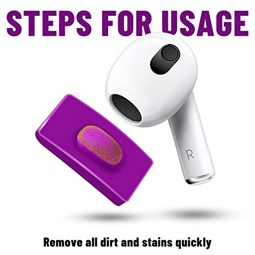 Midukit Cleaner Kit for Airpod, Cleaning Kit compatible with Airpods, Earbud Cleaning Putty, fits Earbud Phone Ear Wax Dirt, Cleaner Putty with Microfiber Cleaning Cloth & Brushes, Earbud Cleaning Kit