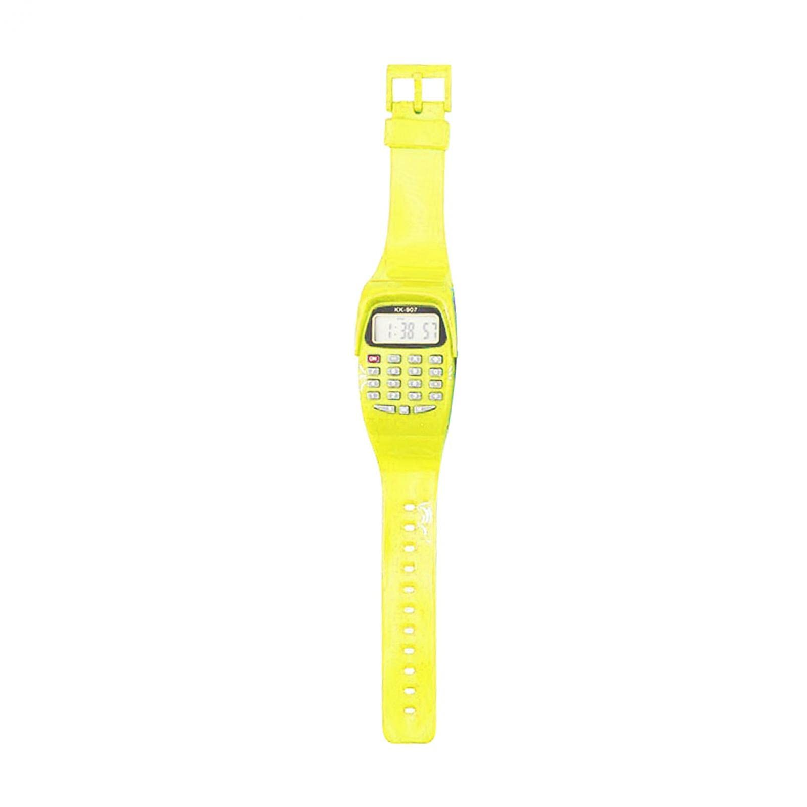 Calculator Digital Mens Watch with Resin Strap, YeLukk Financial Calculator for Students Children Office,Large Display Clearly Calculators,Easy to Used,Fashion Multi-Function Watches