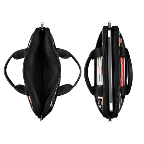 Balloons Laptop Computer Bag Waterproof Shoulder Messenger Bag 13-15 inch Durable Laptop Tote Bag with Shoulder Strap Handle Lightweight Crossbody Briefcase