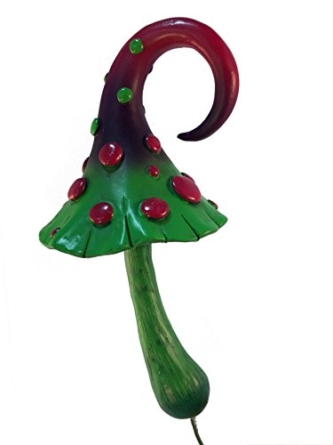 GlitZGlam Magical Miniature Mushroom Collection - 4 Fairy Garden Beautiful Miniature Mushrooms Included. A Gnome- Fairy Garden Accessory