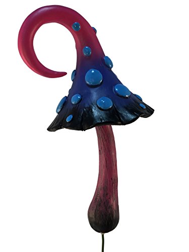 GlitZGlam Magical Miniature Mushroom Collection - 4 Fairy Garden Beautiful Miniature Mushrooms Included. A Gnome- Fairy Garden Accessory