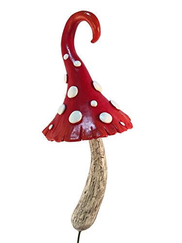 GlitZGlam Magical Miniature Mushroom Collection - 4 Fairy Garden Beautiful Miniature Mushrooms Included. A Gnome- Fairy Garden Accessory