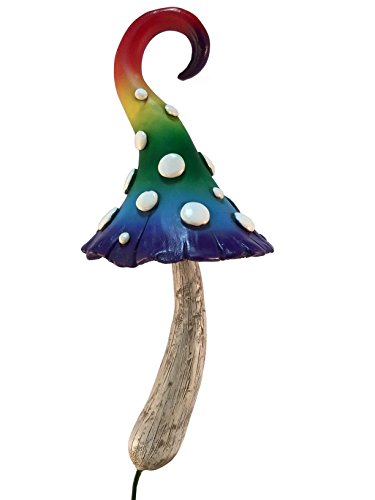 GlitZGlam Magical Miniature Mushroom Collection - 4 Fairy Garden Beautiful Miniature Mushrooms Included. A Gnome- Fairy Garden Accessory