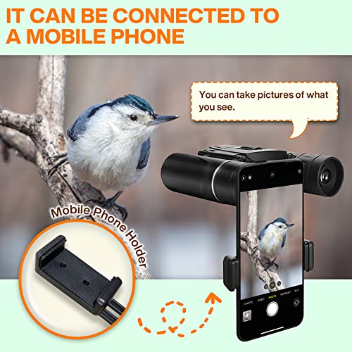 100x25 High Power Compact Binoculars with Clear Low Light Vision, Large Eyepiece Waterproof Binocular for Adults Kids, Easy Focus Bird Watching, Outdoor, Hunting, Travel