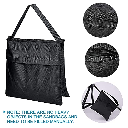 MsMk Photo Video Studio Backdrop Stand with 8 Spring & 4 Clips, 6.5ft x 10ft Adjustable Muslin Background Support System Kit with Sand Bag, Carry Bag for Photography Studio