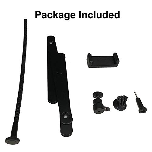 Photo Copy Pico Projector Stand Adjustable Teaching Online Stand Flexible Pipe Mount for Live Streaming Online Video Baking Crafting Demo and Draw Recording