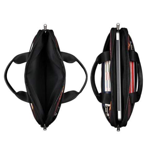 Soccer Fire Laptop Computer Bag Waterproof Shoulder Messenger Bag 13-15 inch Durable Laptop Tote Bag with Shoulder Strap Handle Lightweight Crossbody Briefcase
