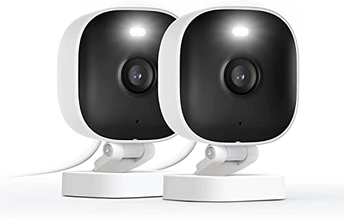 VIMTAG Mini G3 Outdoor/Indoor Cameras for Home Security with Full-Color Night Vision Spotlight, Plug-in Outside Cam with 24/7 Record& IP65 Waterproof, Cloud/SD Storage, Works with 2.4Ghz WiFi & Alexa