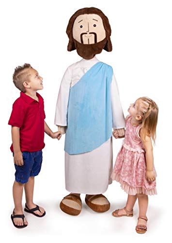 KANGAROO Giant 6 Foot Plush Jesus Doll; Great for Christmas, Easter, Kids' Bedrooms, Churches & Christians! Tower of Babel Humongous