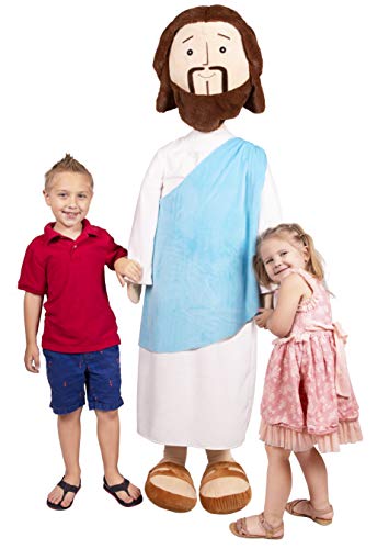 KANGAROO Giant 6 Foot Plush Jesus Doll; Great for Christmas, Easter, Kids' Bedrooms, Churches & Christians! Tower of Babel Humongous