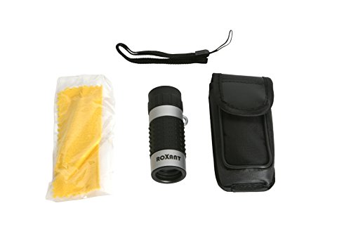 Roxant Monocular Telescope - High Definition Ultra Light Pocket Telescope - Includes Compact Monocular, Neck Strap & Cleaning Cloth, Monoculars for Adults, High Powered Handheld Telescope