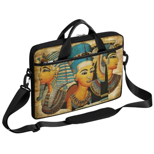Ancient Human Laptop Computer Bag Waterproof Shoulder Messenger Bag 13-15 inch Durable Laptop Tote Bag with Shoulder Strap Handle Lightweight Crossbody Briefcase