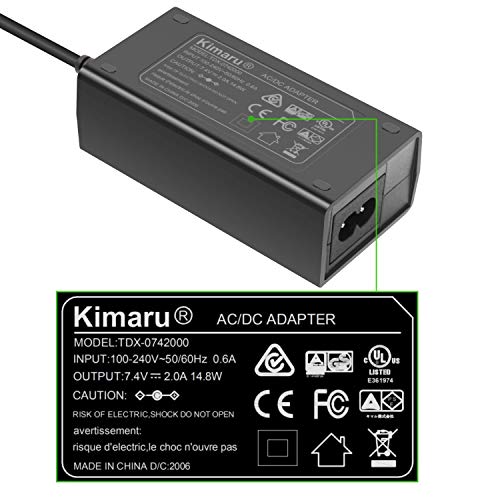 Kimaru ACK-E12 DR-E12 DC Coupler LP-E12 Dummy Battery AC Power Adapter Kit for Canon EOS M10,EOS M50,EOS M50 Mark ii,EOS M100,EOS M200,EOS M,EOS M2,Kiss M,Kiss M2 Cameras.