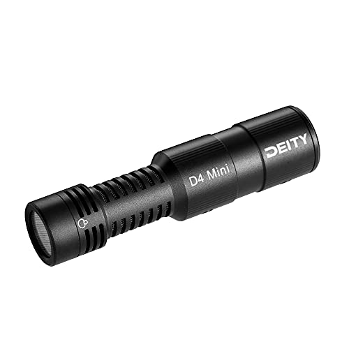 Deity V-Mic D4 Mini Microphone On-Camera Interview Mic Super Cardioid Compact Perfect for Vlog Pocket Cam DSLR Camera,Podcast, Voice Dictation,Recording YouTube, Interview, Video Conference