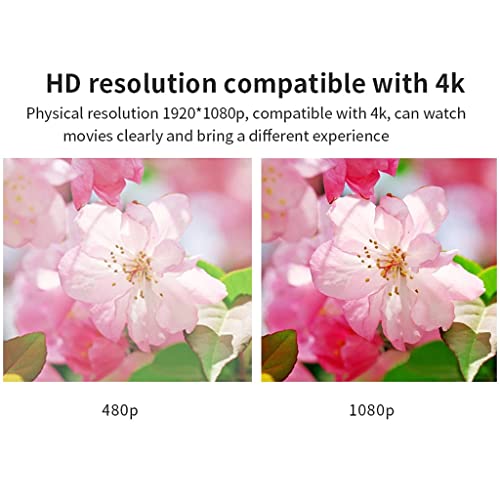 APAINI S350 Mini Dlp Projector Smart Tv Android 9.0 Pico Protable 1080p Outdoor 4k Cinema for Smartphone ( Color : E )