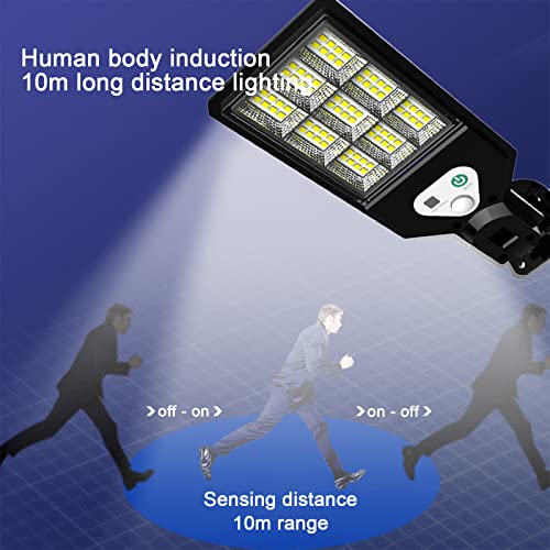 Easy Installation Solar Outdoor Lights, Motion Sensor Solar Powered Lights 3 Modes with 72 Led Lamp Beads, Wall Security Lights for Fence Yard Garden Patio Front Door