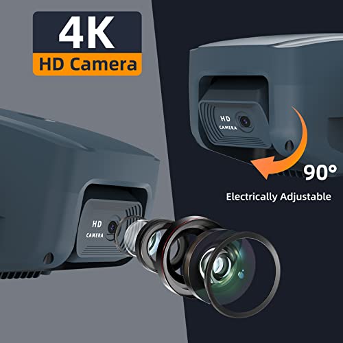 X15 Drone with Camera for Adults 4K, Foldable FPV Drones, RC Quadcopter Multirotors with 5G Transmission, Electronically Camera, One Key Start, Altitude Hold, 3D Flip, Custom Route, 2 Batteries