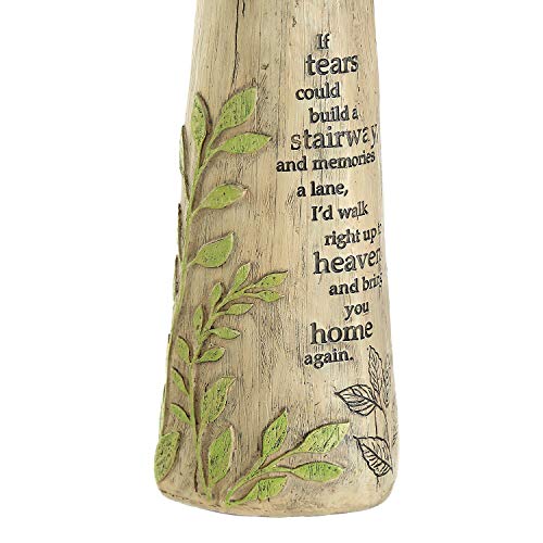 Ivy Home Resin Garden Statue Standing Praying Angel Garden Statuary for Outdoor Decor