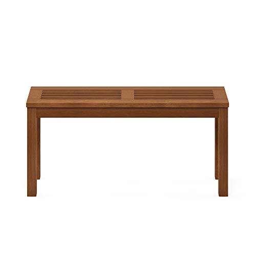 Furinno FG181110-C Tioman Outdoor Backless Bench, Natural