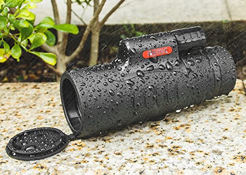 Monocular Telescope High Power 8x42 Monoculars Scope Compact Portable Waterproof Fogproof Shockproof with Hand Strap for Adults Kids Bird Watching Hunting Camping Hiking Travling Wildlife Secenery