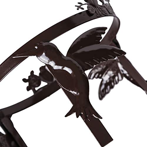 Topadorn Gazing Ball Stand Garden Hardware Metal Stand for 10-Inch or 12-Inch Gazing Globes