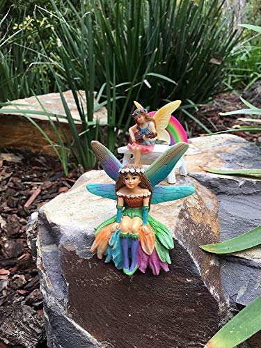 GlitZGlam Daisy The Gorgeous Miniature Fairy for Your Fairy Garden/Miniature Garden