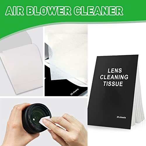REFLYING Camera Cleaning Kit, Lens Cleaning Kit with Camera Lens Cleaner 20ml,Sensor Cleaner 10ml,Lens Cleaning Pen,16mm Sensor Cleaning Swabs for APS-C DSLR,Cleaning Cloth