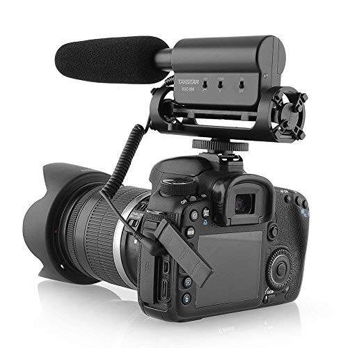 TAKSTAR SGC-598 Photography Interview Shotgun MIC Microphone for Nikon Canon DSLR Camera (Need 3.5mm Interface)Auxiliary