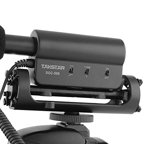 TAKSTAR SGC-598 Photography Interview Shotgun MIC Microphone for Nikon Canon DSLR Camera (Need 3.5mm Interface)Auxiliary
