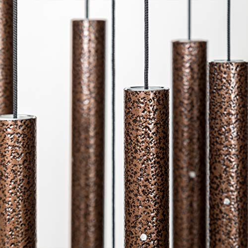 Corinthian Bells by Wind River - 27 inch Copper Vein Wind Chime for Patio, Backyard, Garden, and Outdoor décor (Aluminum Chime) Made in The USA