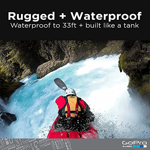 GoPro HERO10 Black- E-Commerce Packaging - Waterproof Action Camera with Front LCD & Touch Rear Screens, 5.3K60 Ultra HD Video