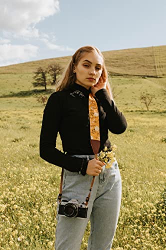 Art Tribute Spring Blossom Flowers Camera Shoulder Strap Belt For All DSLR Camera β Vibrant Design Universal DSLR Strap, Multi Color Neck Belt Best Gift for Men & Women Photographers