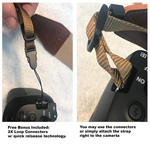 Art Tribute Camera Strap Royal Silver & Black Woven For All DSLR Camera. Embroidered Elegant Universal Neck & Shoulder Strap, Unique Pattern, Best Gift for Men & Women Photographers