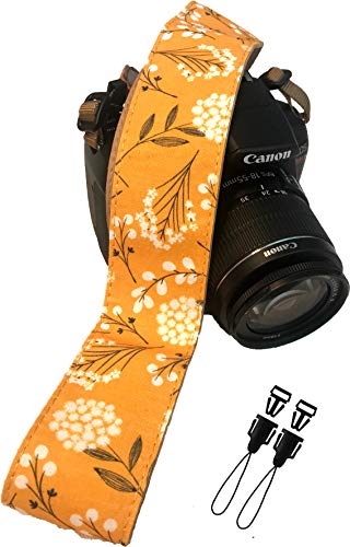 Art Tribute Spring Blossom Flowers Camera Shoulder Strap Belt For All DSLR Camera β Vibrant Design Universal DSLR Strap, Multi Color Neck Belt Best Gift for Men & Women Photographers