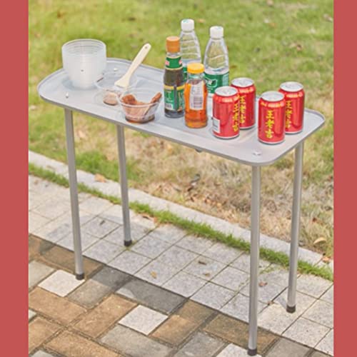Camping Folding Car Portable Barbecue,with Folding Table Home Outdoor Courtyard Charcoal Grill Picnic