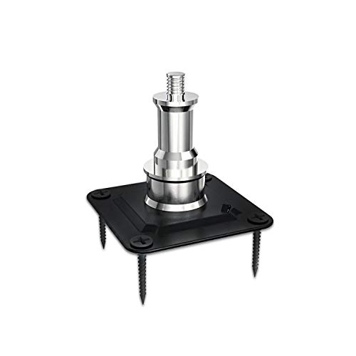 LimoStudio [2-Pack] Wall and Ceiling Mount with 5/8” Stud and 1/4" Thread with Screws for Photo Studio and Video Shooting, AGG2801