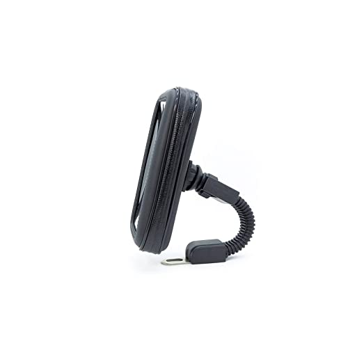 ICOBES Mobile Phone Stand Motorcycle Telephone Holder Support Bicycle Rear View Mirror Stand Mount Waterproof Scooter Motorbike Phone Bag for
