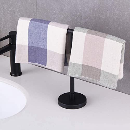 MFCHY Movable Free-Standing Hand Towel Holder Standing Tree Rack 304 Bath Towel Stand Bathroom Towel Hanger Vanities Countertop (Color : White-Fruit peach5, Size : 1)