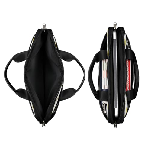 Tennis Bat Laptop Computer Bag Waterproof Shoulder Messenger Bag 13-15 inch Durable Laptop Tote Bag with Shoulder Strap Handle Lightweight Crossbody Briefcase