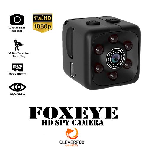 Mini Spy Camera with Audio and Video, 1080P, Hidden Camera, Mini Camera, Portable Small HD Nanny Cam, Mini Spy Cams with Night Vision and Motion Detection, Indoor Security Cameras for Home Office
