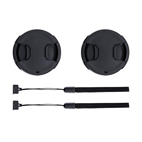 49mm Front Lens Cap Cover with Deluxe Cap Keeper for Canon EOS M50 M5 M6 Mark II M200 M100 with Kit Lens EF-M 15-45mm f/3.5-6.3 is STM, for Canon R50 R10 with RF-S 18-45mm Lens & More 49mm Lenses