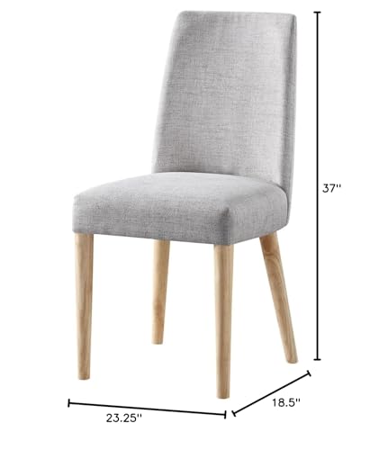 Solid Wood Arm Chair, Chair Living Room Accent Seating Gray Comfy Modern Home Furniture 18.50" L X 23.25" W X 37" H