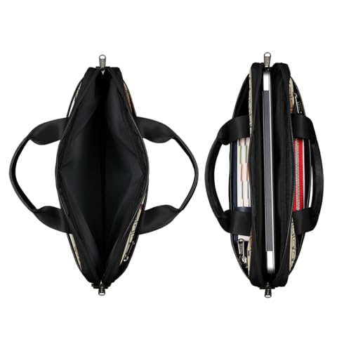 Ethnic Human Laptop Computer Bag Waterproof Shoulder Messenger Bag 13-15 inch Durable Laptop Tote Bag with Shoulder Strap Handle Lightweight Crossbody Briefcase