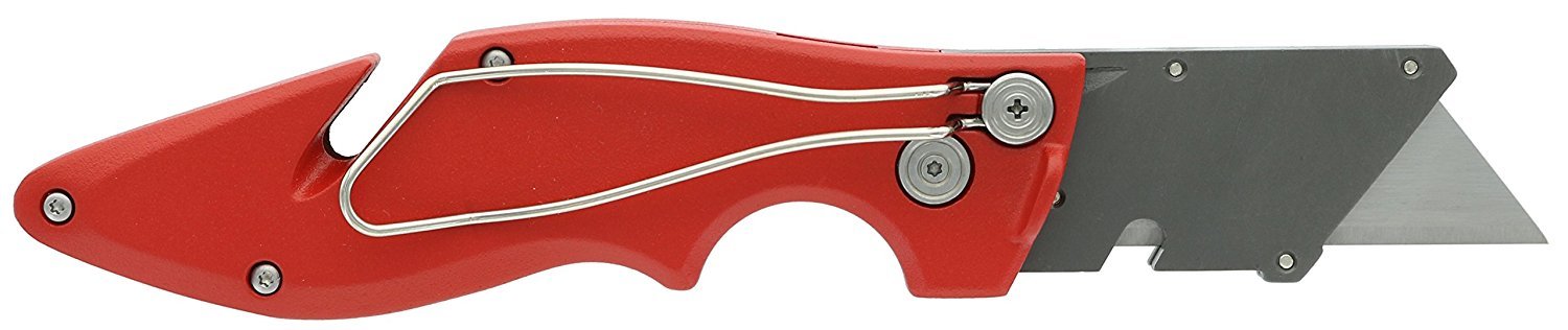 Milwaukee 48-22-1901F Fastback Utility Knife with Wire Stripping Compartment, and Gut Hook (3 Pack of 48-22-1901)