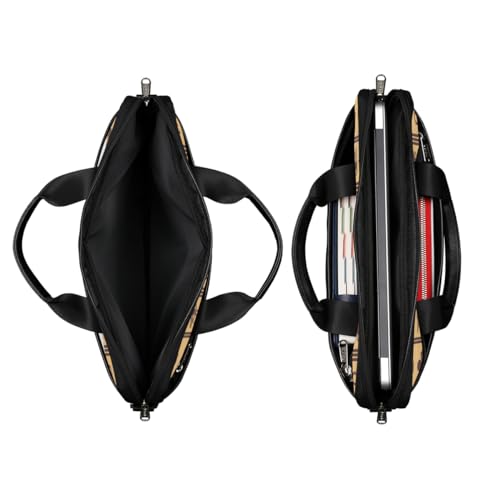 Ethnic Culture Laptop Computer Bag Waterproof Shoulder Messenger Bag 13-15 inch Durable Laptop Tote Bag with Shoulder Strap Handle Lightweight Crossbody Briefcase