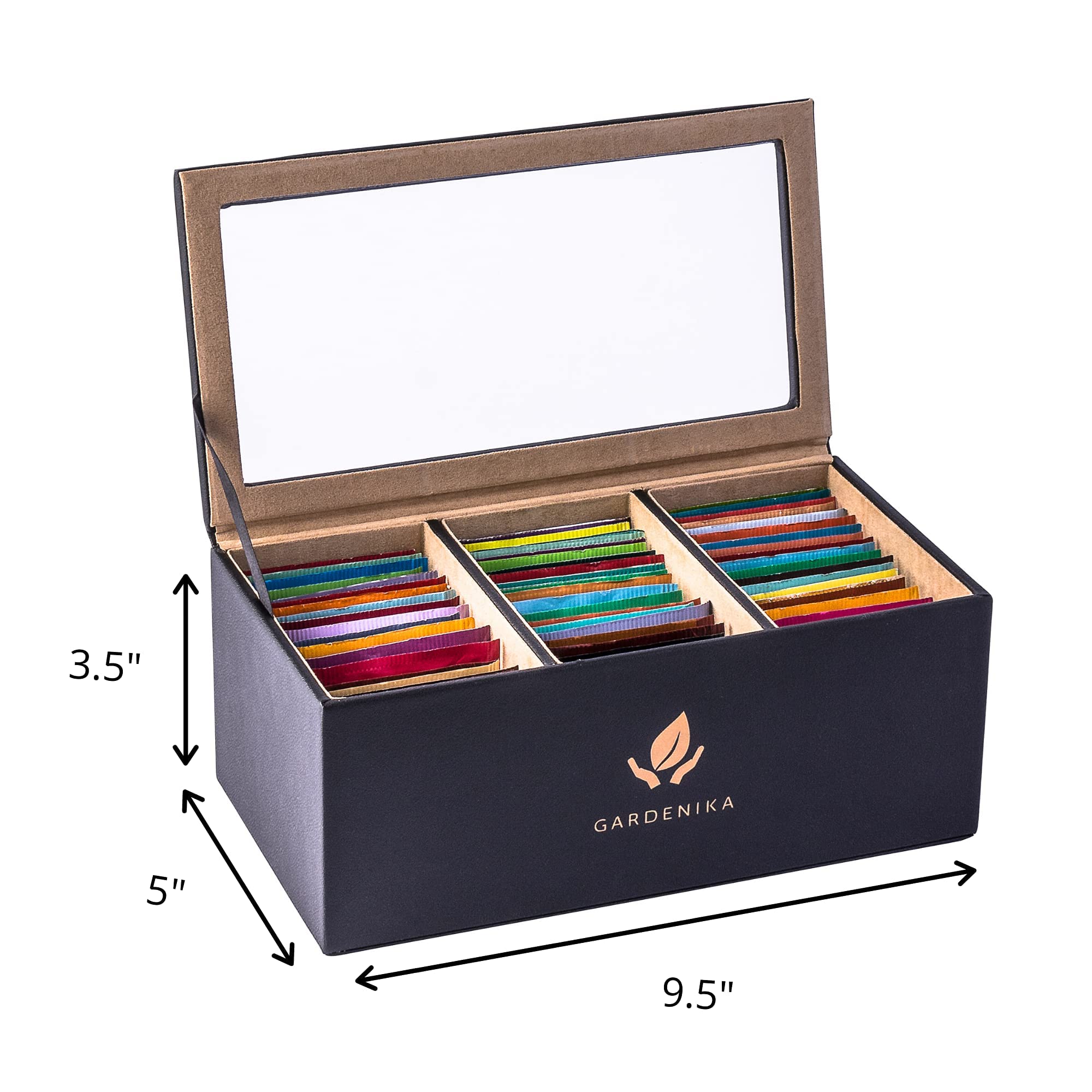 Stash Herbal Tea Sampler Gift Set Box - Naturally Caffeine Free Variety Pack - Holiday Gourmet Sets for Women Men - 60 Count, 20 Different Flavors