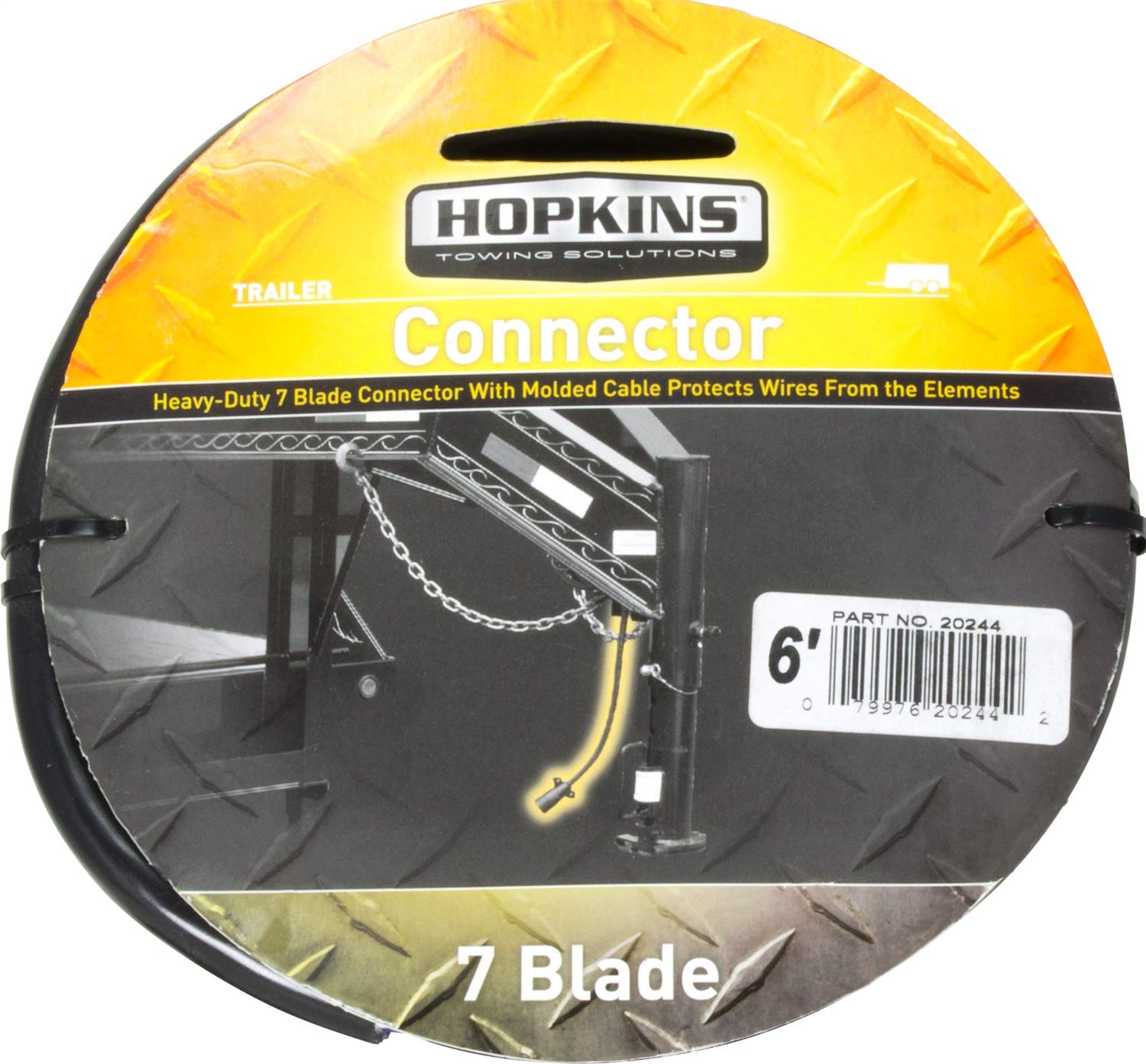 Hopkins 20244 6' 7 RV Blade Molded Trailer Cable