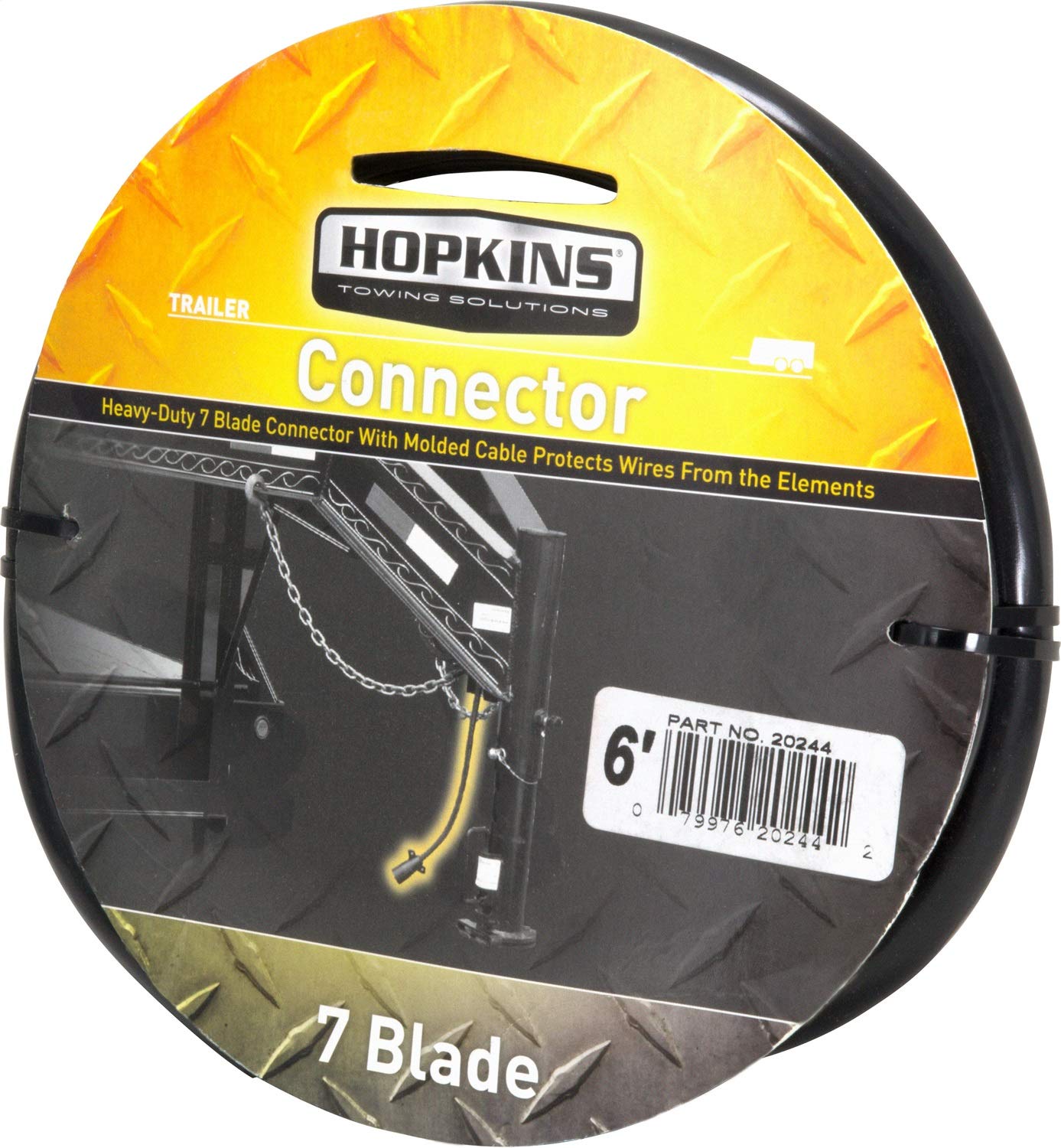 Hopkins 20244 6' 7 RV Blade Molded Trailer Cable
