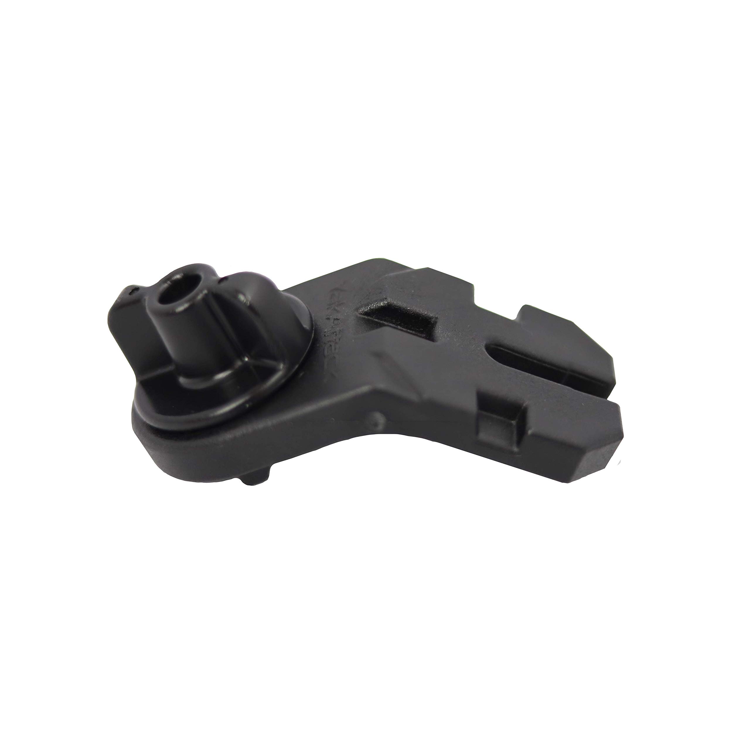 YakAttack Omega Rod Holder with Turnkey Track Adapter - 45° Aluminum Boat Mount